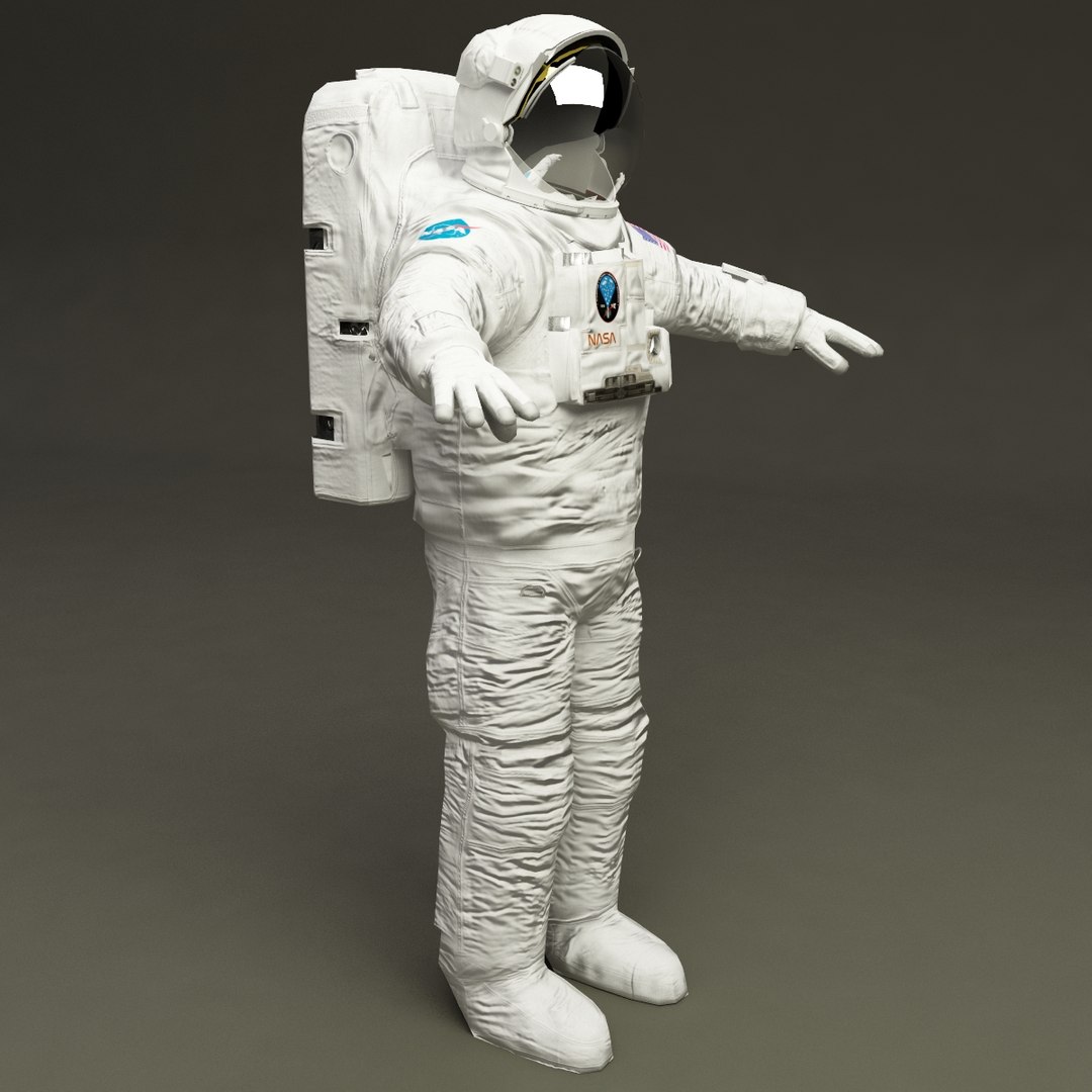 nasa space suit 3d model