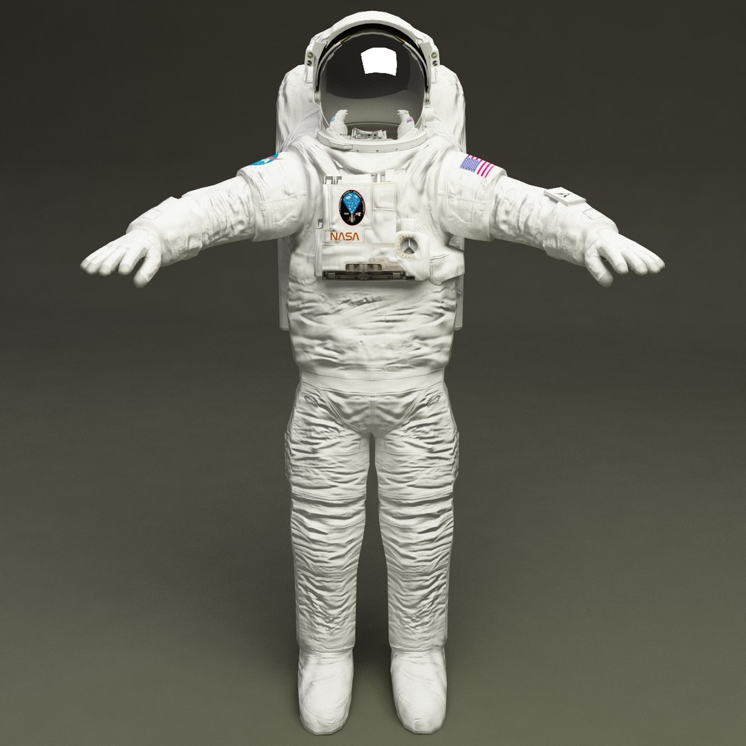 nasa space suit 3d model