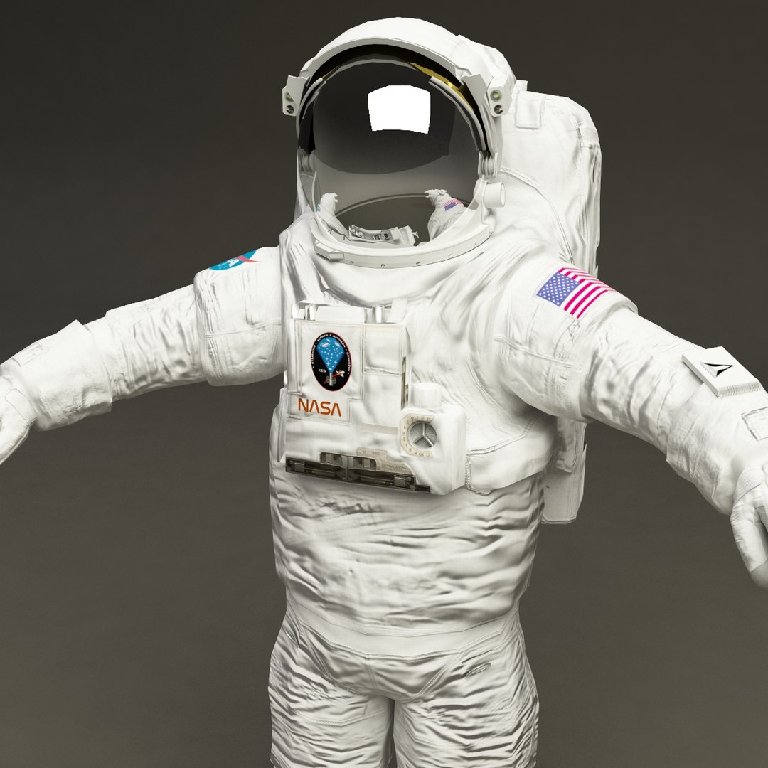 nasa space suit 3d model