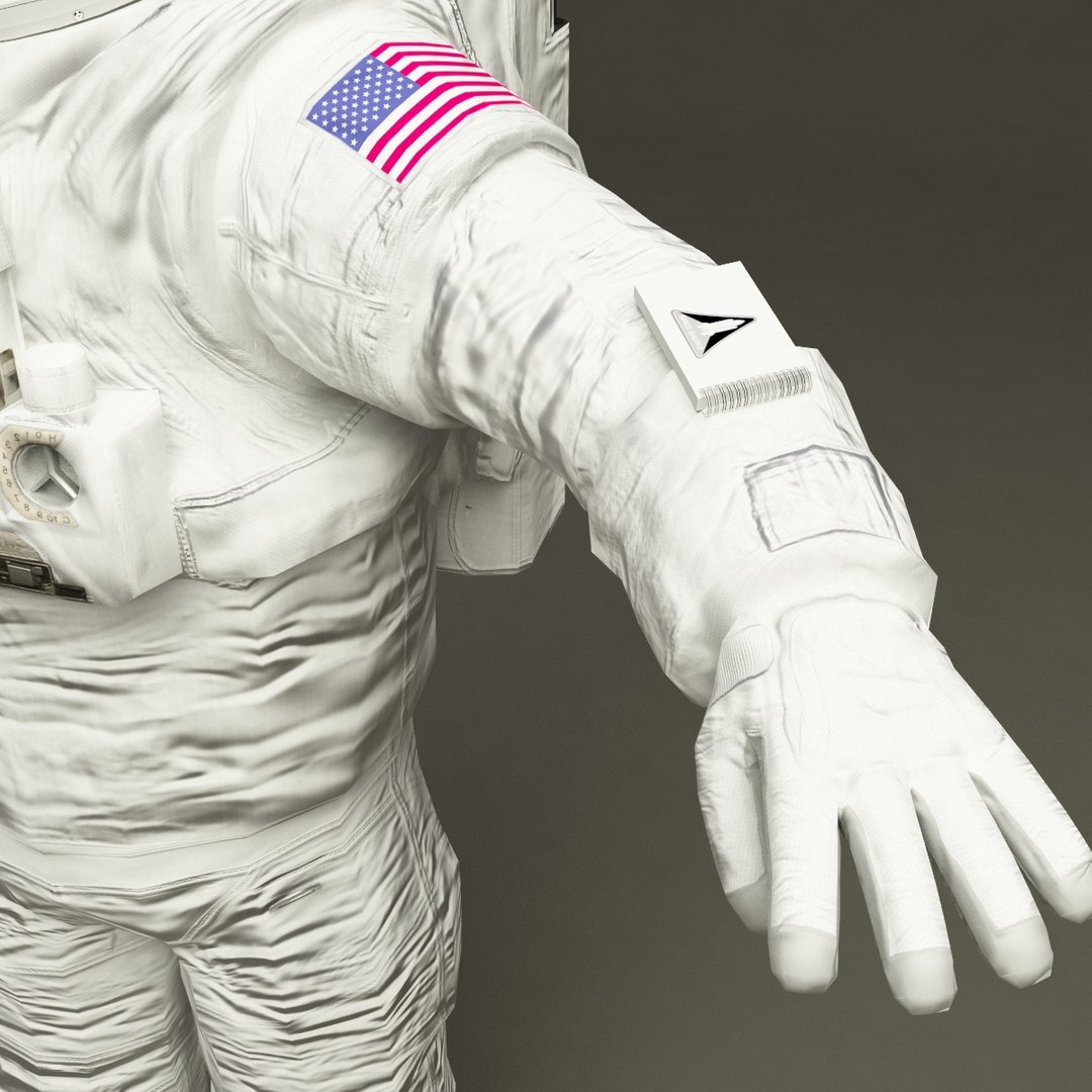 nasa space suit 3d model