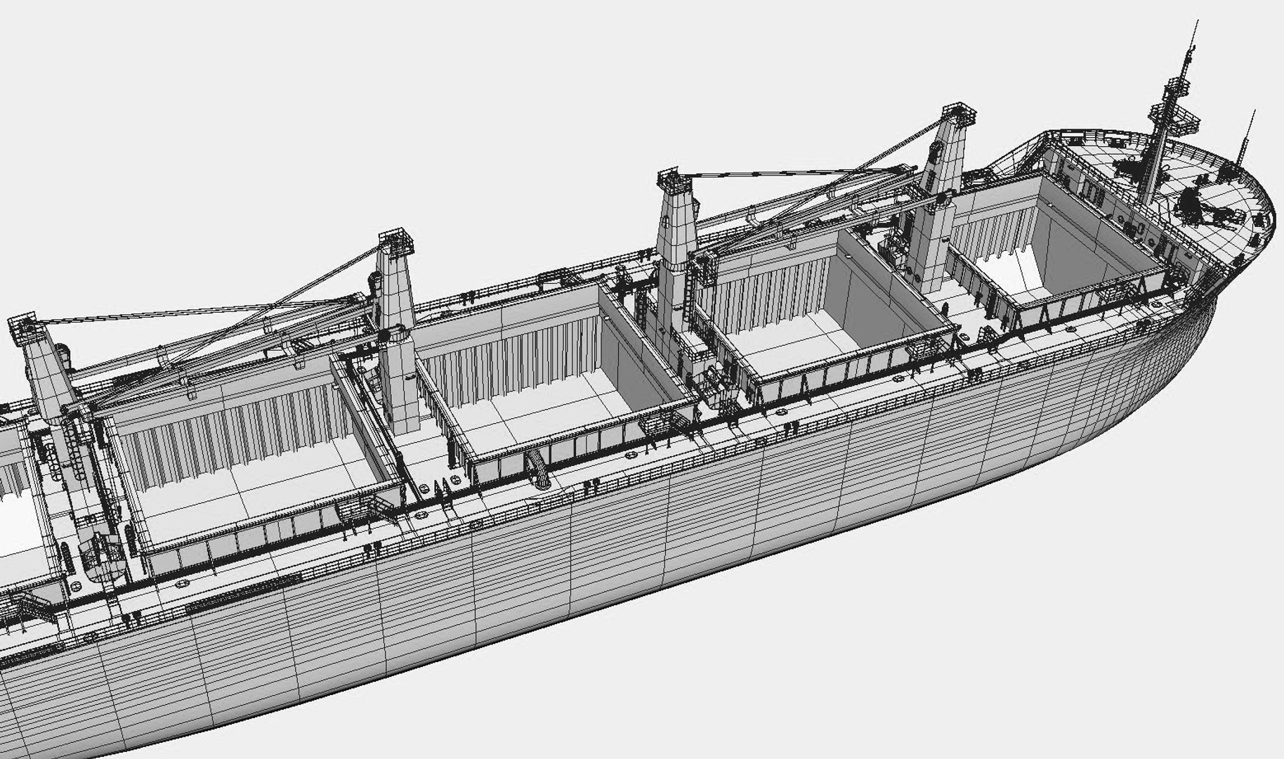 Bulk Carrier 3D Model - TurboSquid 1621350