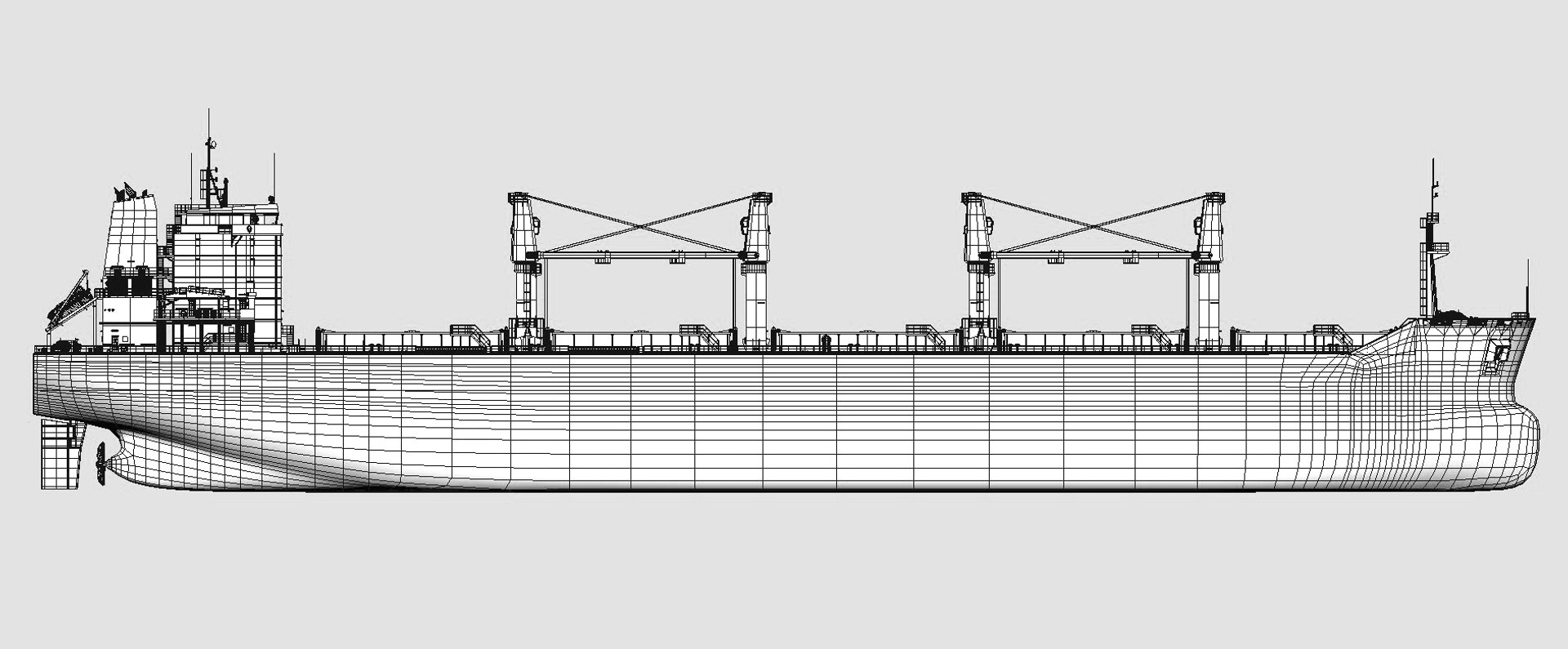 Bulk Carrier 3D Model - TurboSquid 1621350