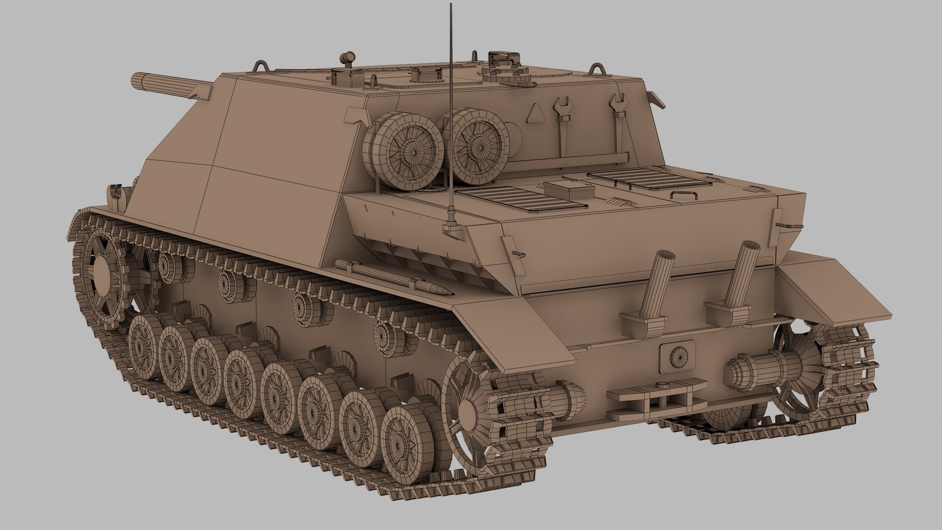 3D Ww2 German Panzer Iv Model - TurboSquid 1712809