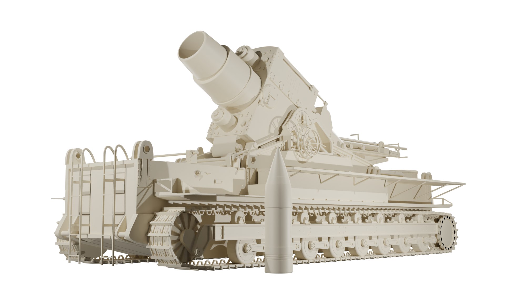 3D Self-propelled mortar Loki STL - TurboSquid 2023989