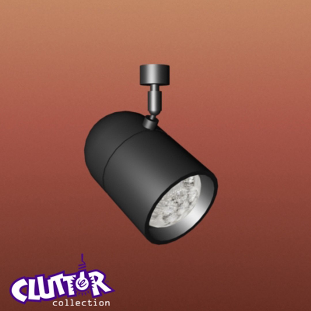 3ds max spotlight halogen light track