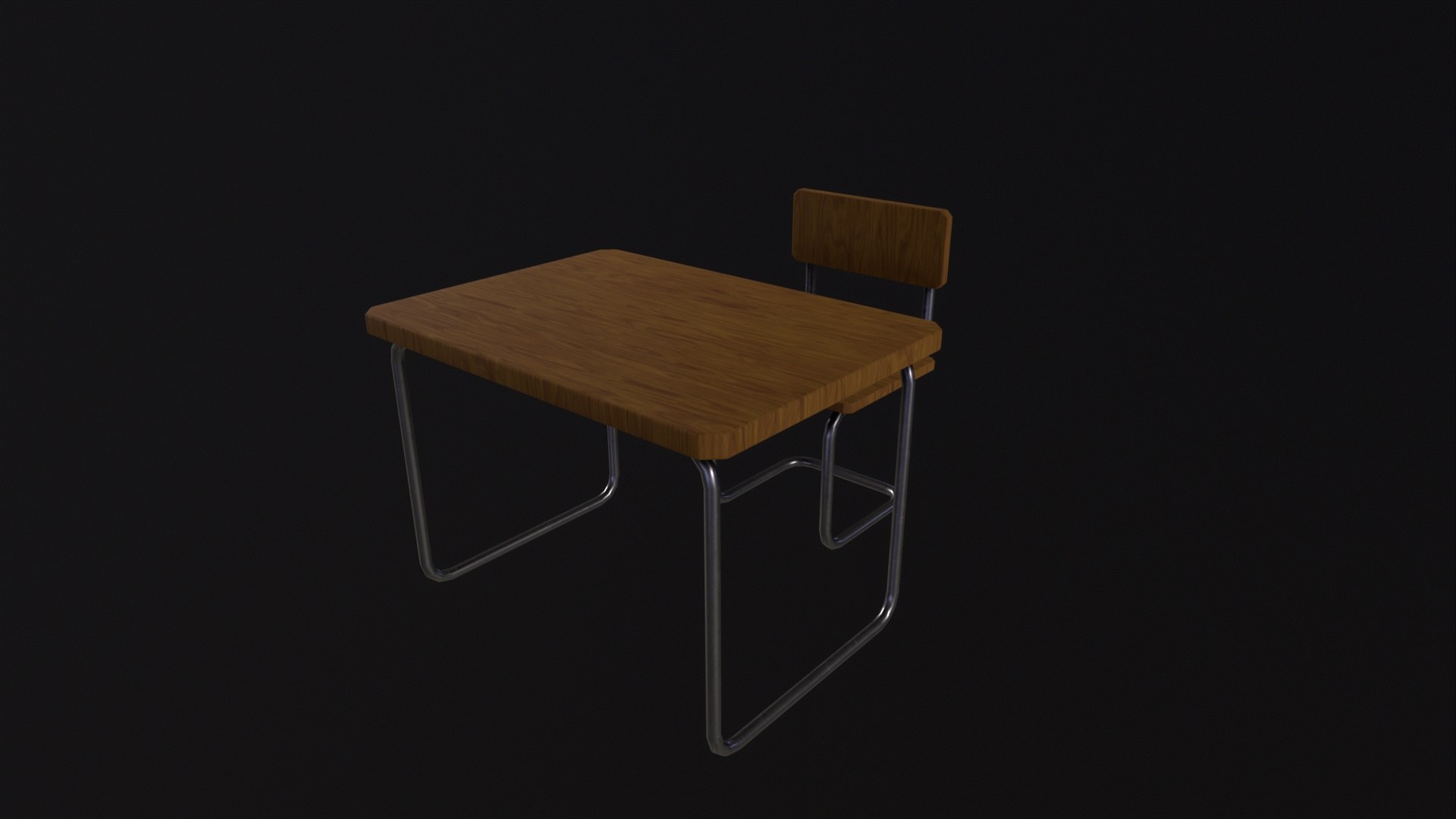 School Desk 3D model - TurboSquid 2160072