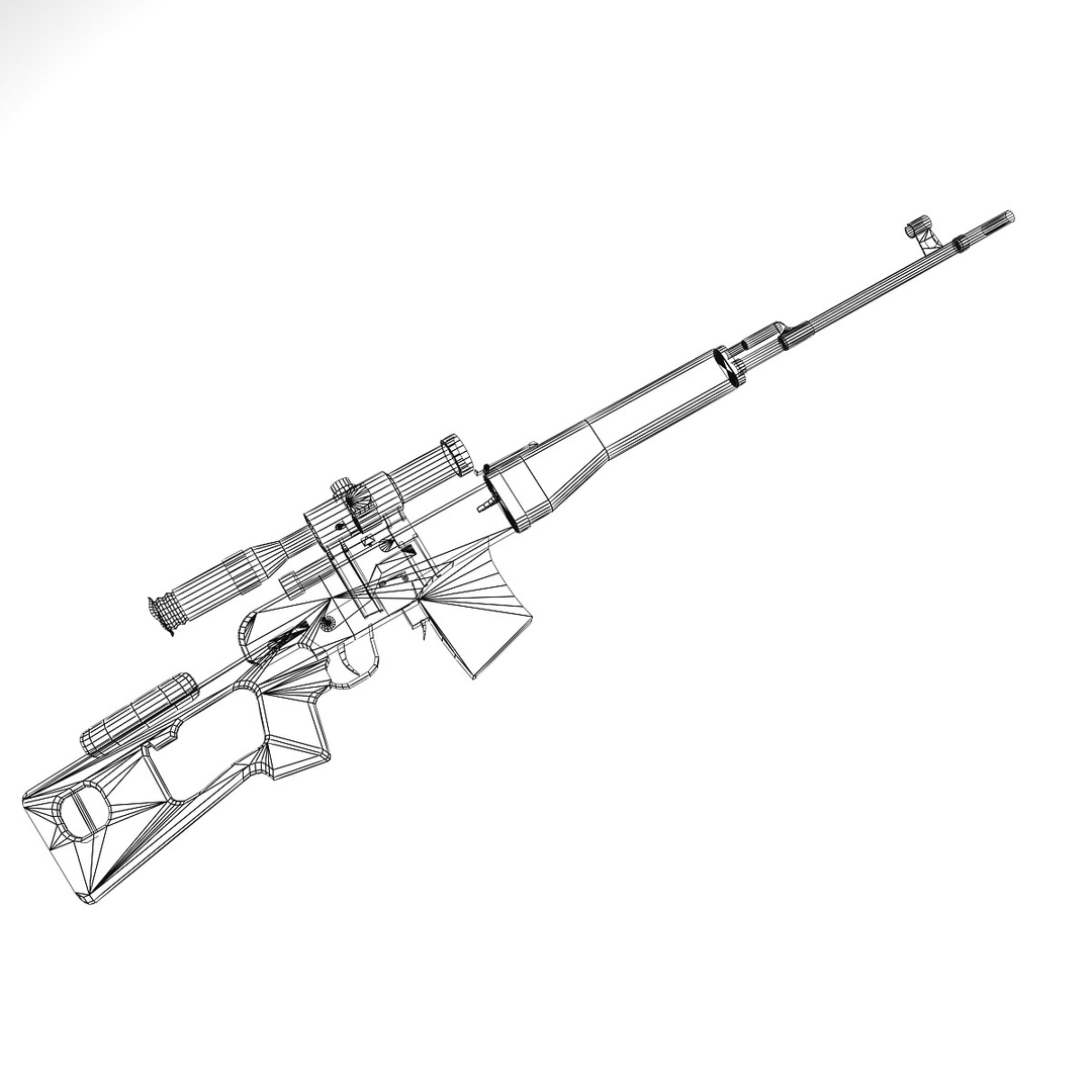 Obj Svd Dragunov Sniper Rifle