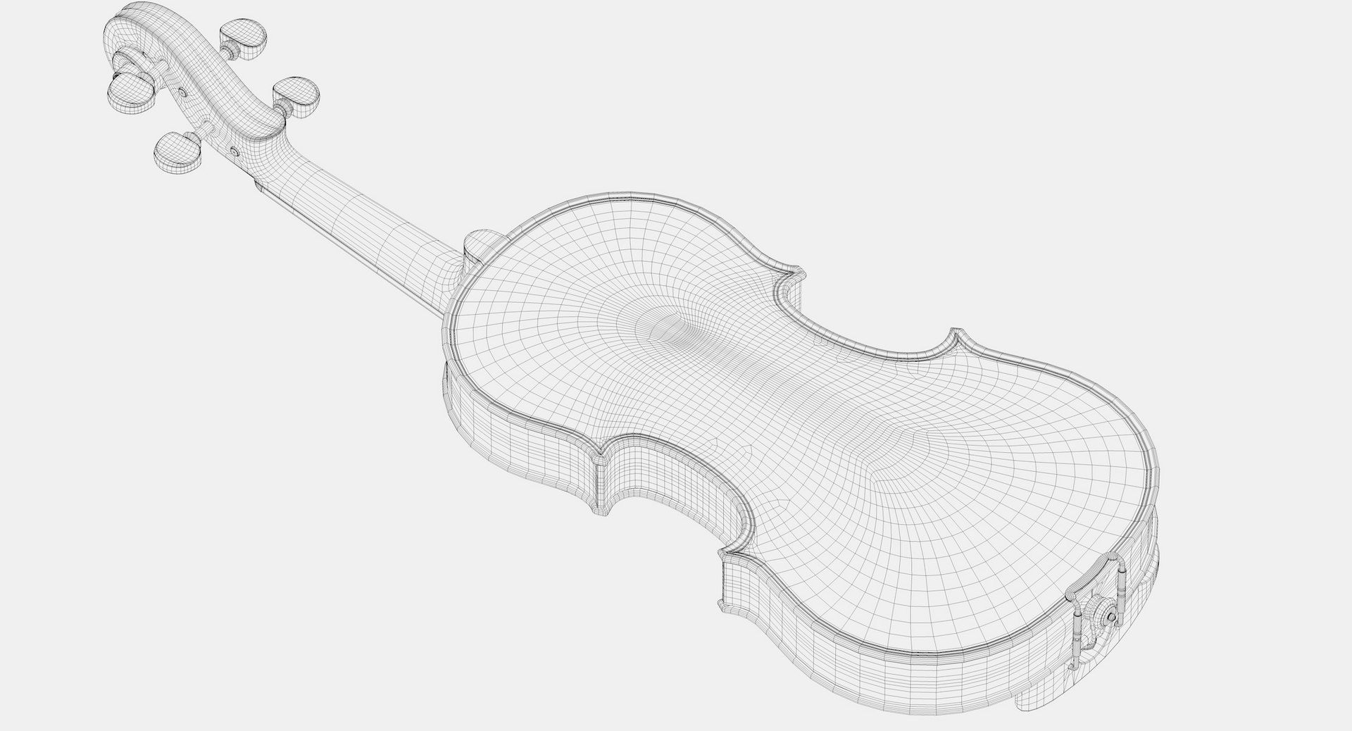 3D Violin With Bow And Interior PBR Model - TurboSquid 2434550