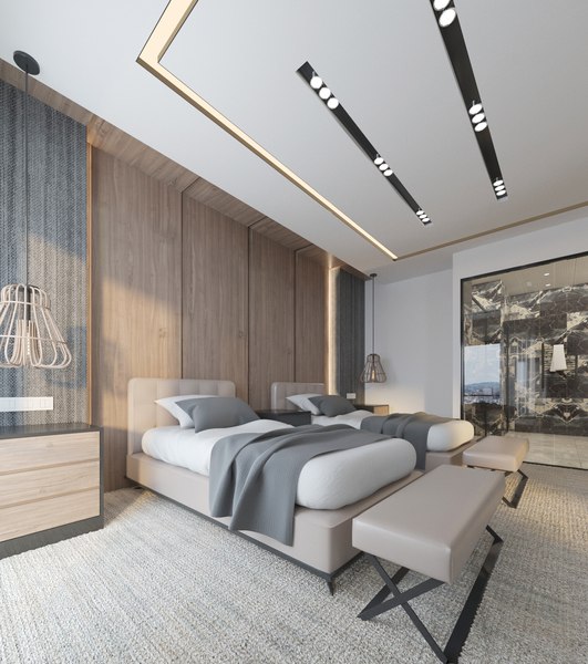 Hotel Suite Interior 3D model - TurboSquid 1743315