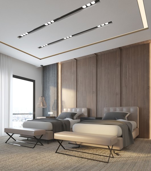 Hotel Suite Interior 3D model - TurboSquid 1743315