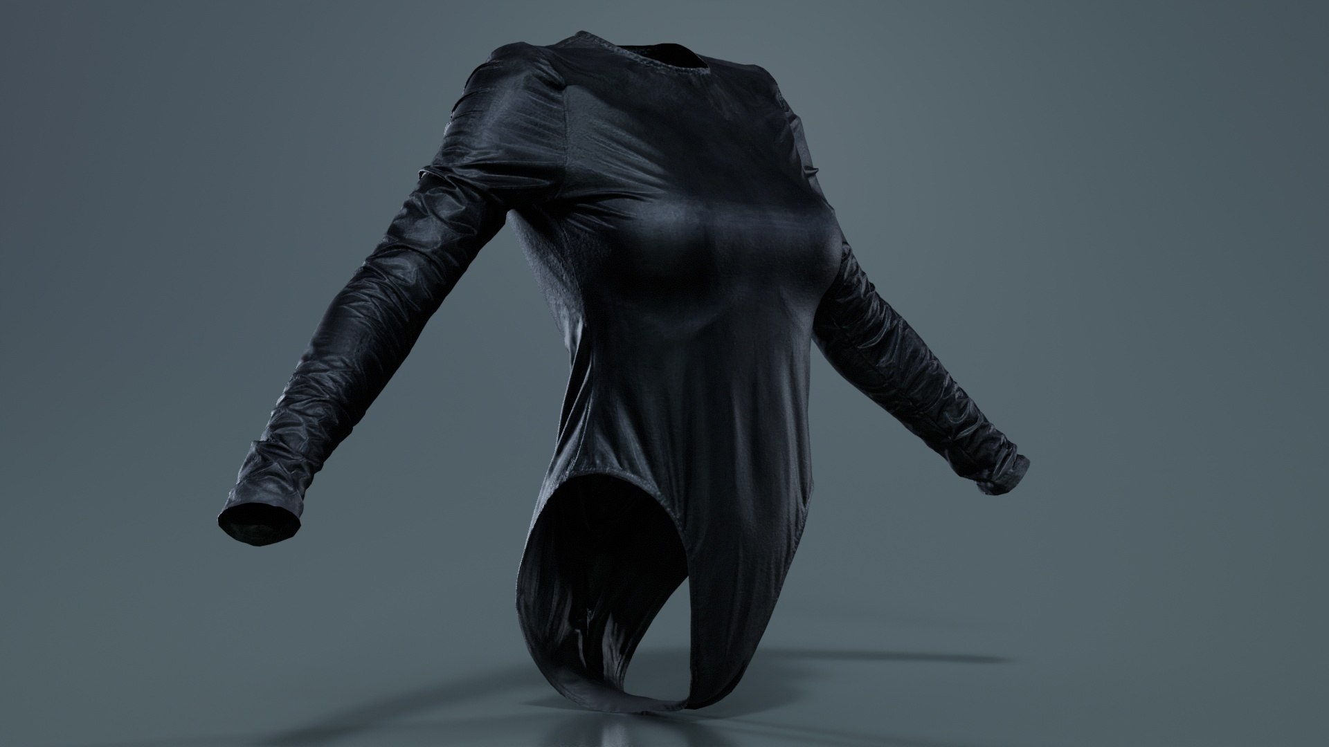 3D Model Long Sleeve Swim Suit Remastered - TurboSquid 2361689