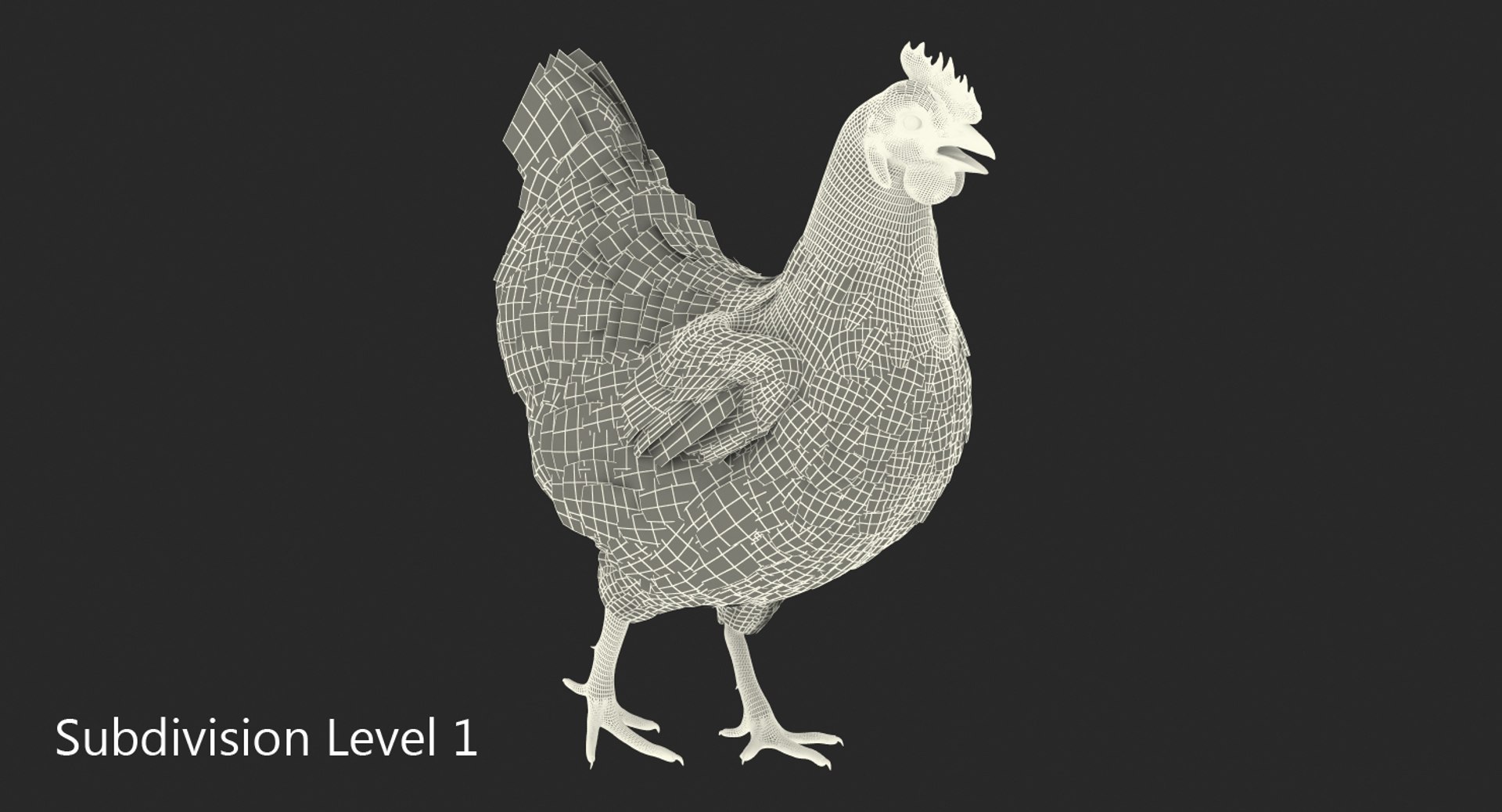 Rooster chickens 3D model - TurboSquid 1201830