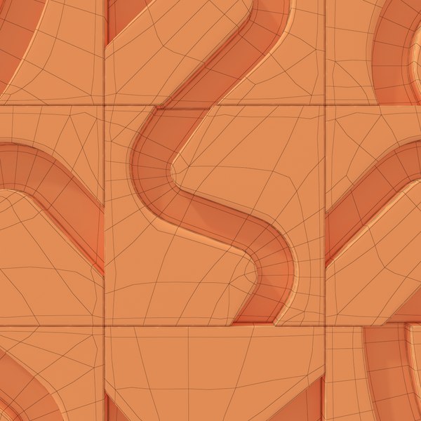 3D panel polygon - TurboSquid 1709644