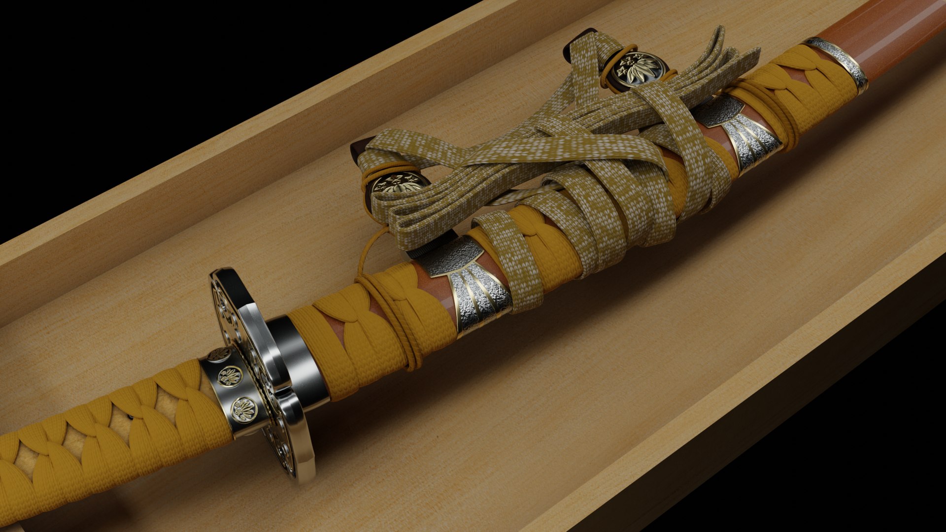 3D Model Japanese Sword Tachi - TurboSquid 1727365