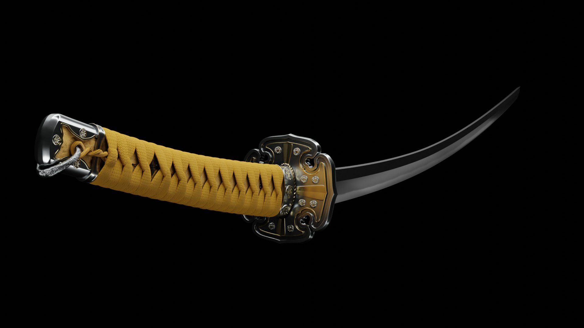 3D Model Japanese Sword Tachi - TurboSquid 1727365