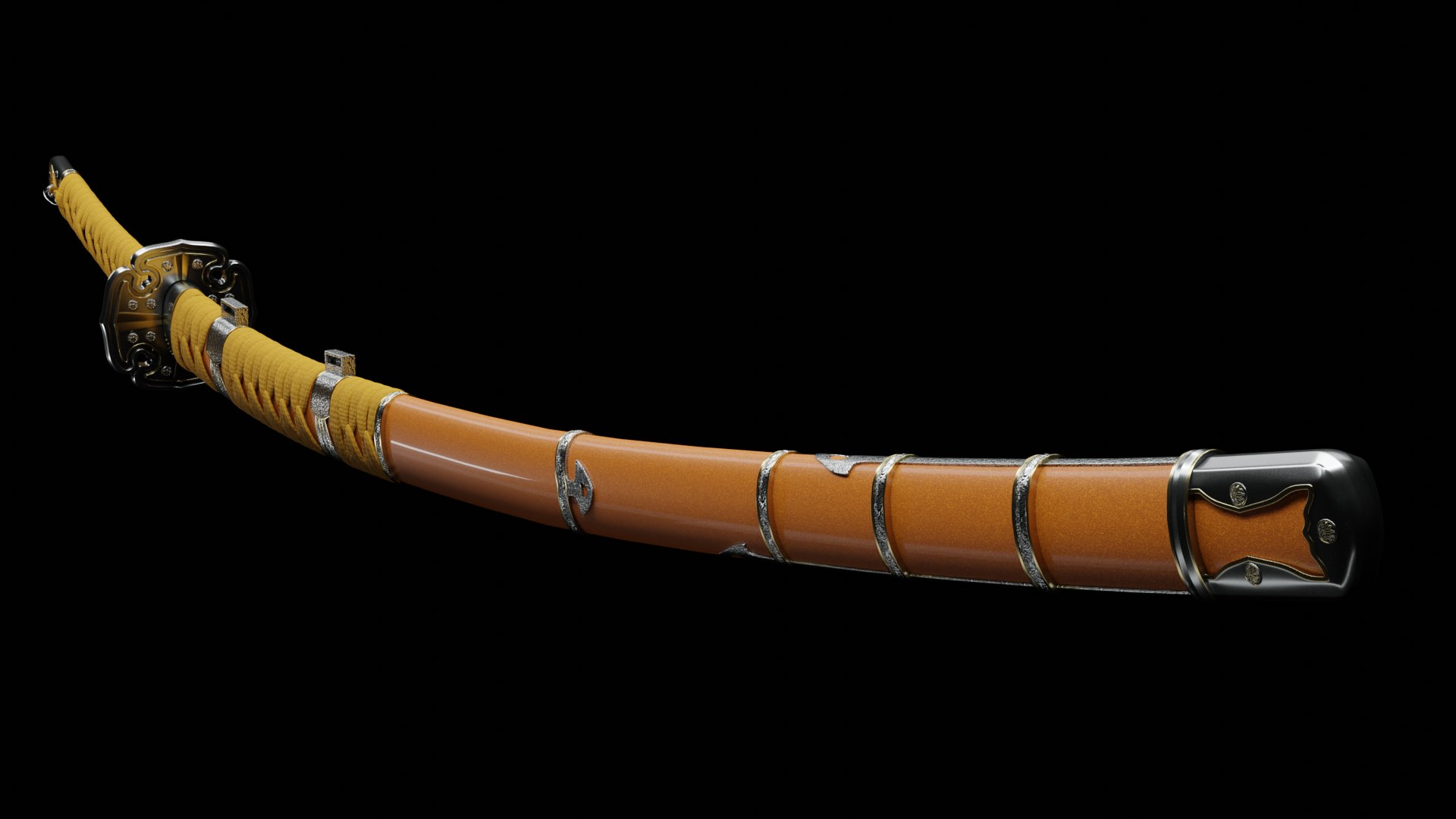 3D Model Japanese Sword Tachi - TurboSquid 1727365