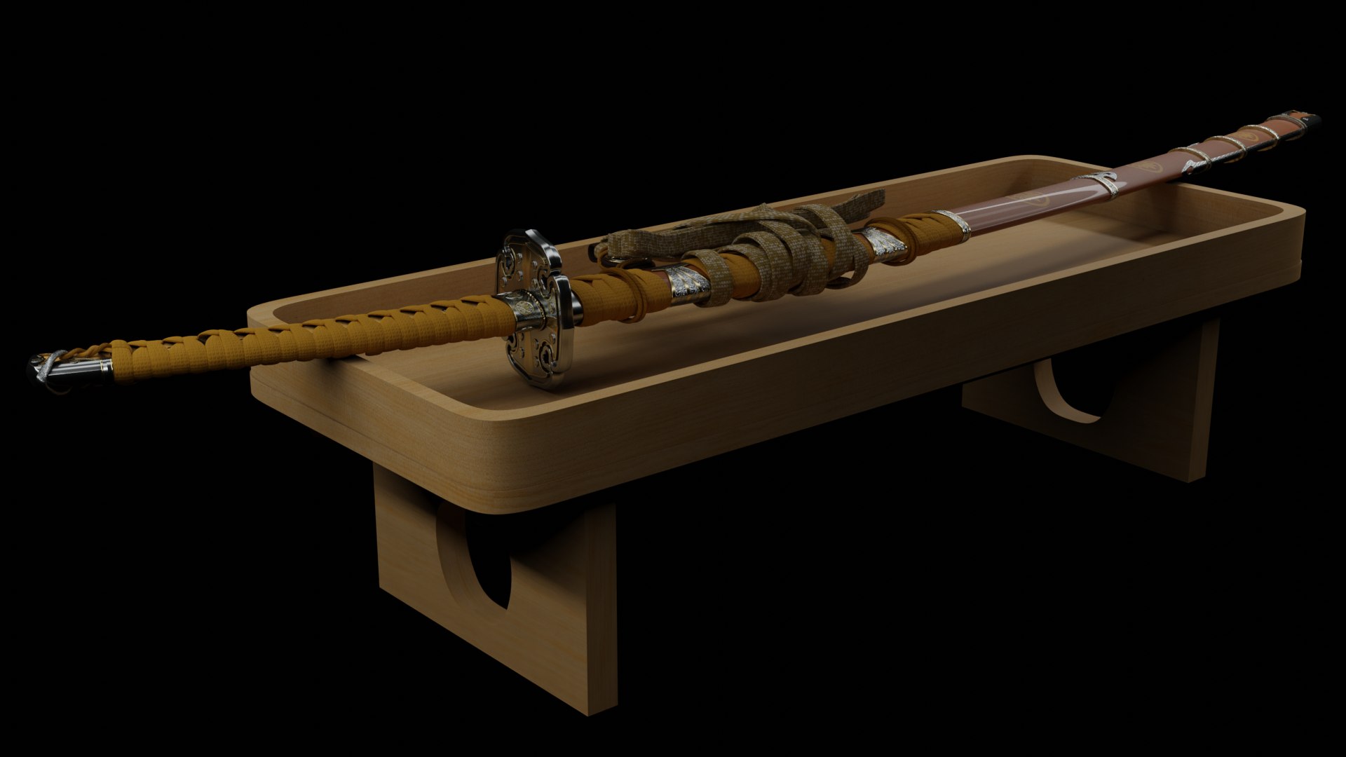 3D Model Japanese Sword Tachi - TurboSquid 1727365