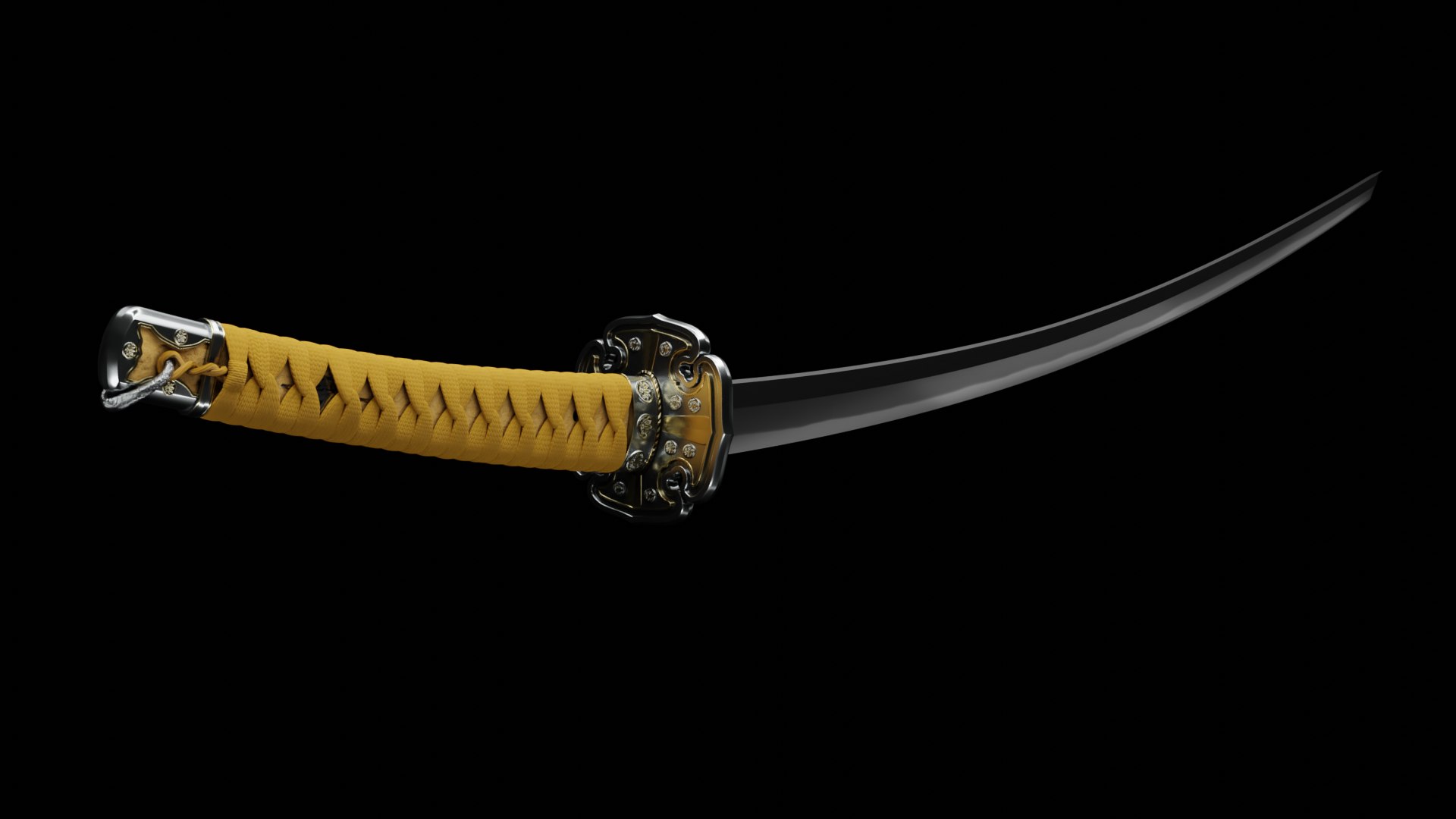 3D Model Japanese Sword Tachi - TurboSquid 1727365