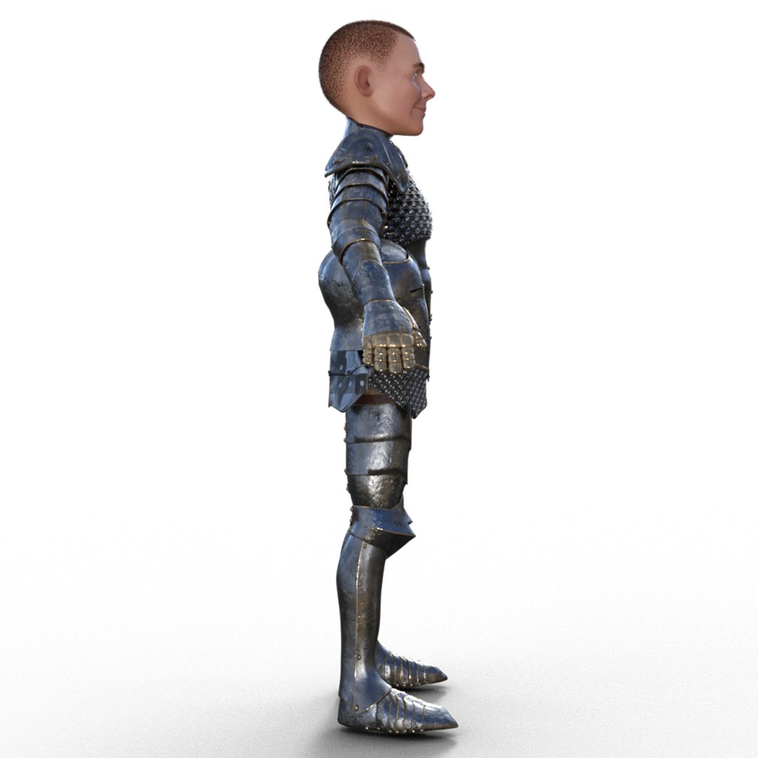 3D Cartoon Warrior Man 3D - TurboSquid 1914407