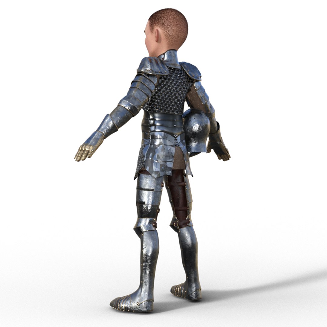 3D Cartoon Warrior Man 3D - TurboSquid 1914407