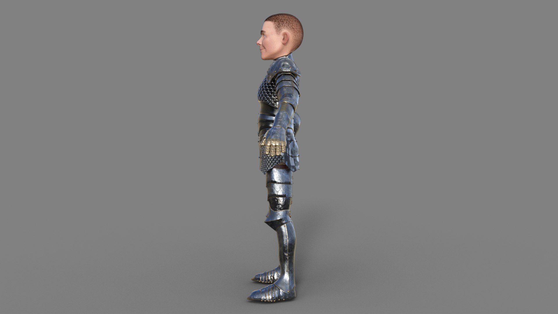 3D Cartoon Warrior Man 3D - TurboSquid 1914407
