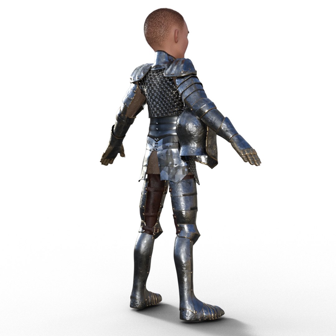 3D Cartoon Warrior Man 3D - TurboSquid 1914407