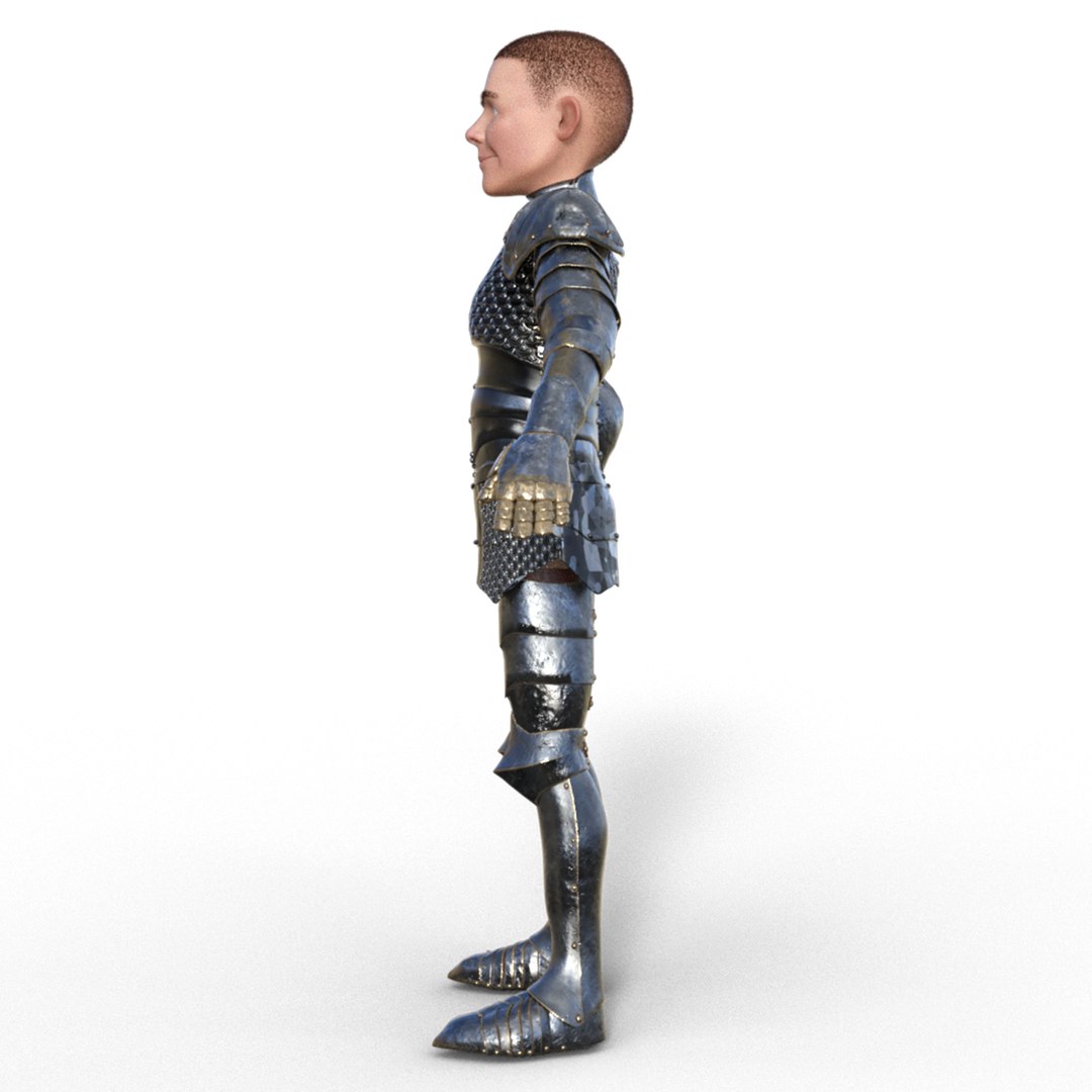 3D Cartoon Warrior Man 3D - TurboSquid 1914407