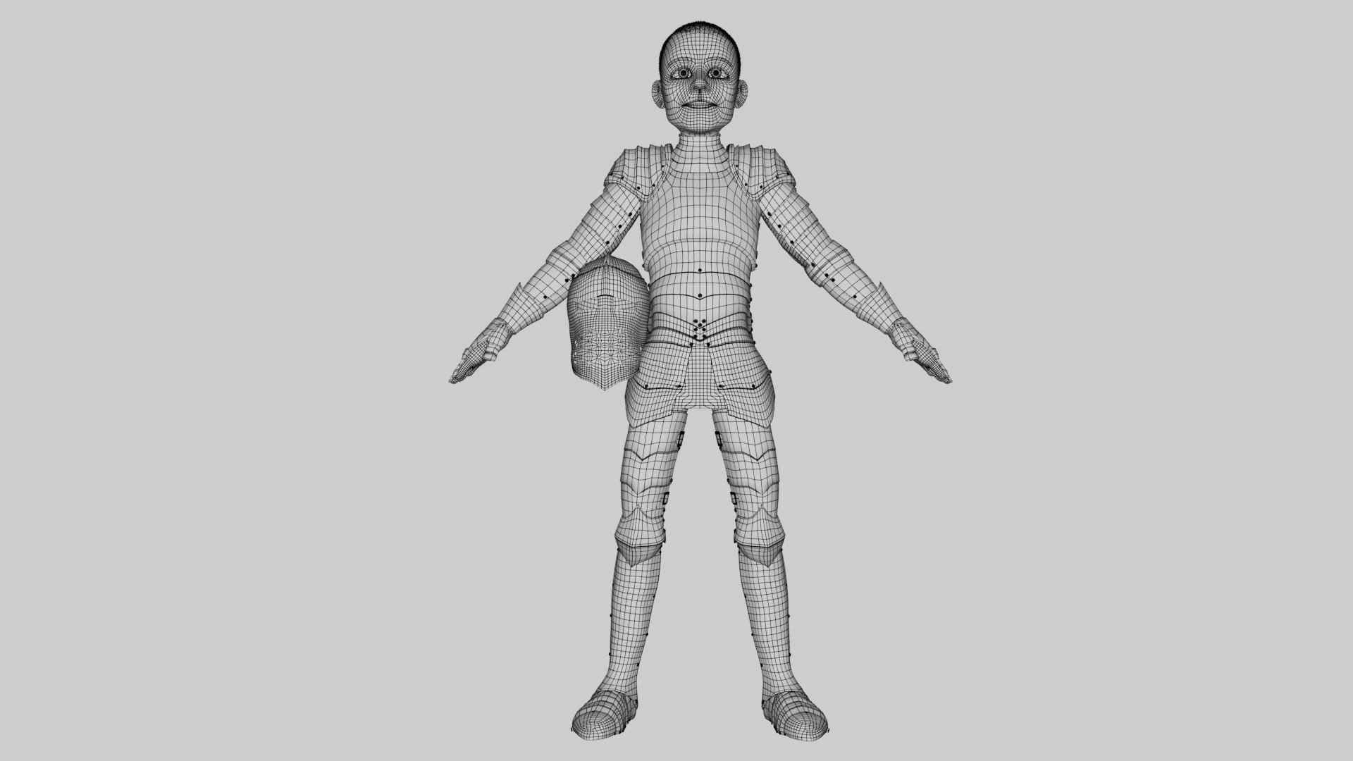 3D Cartoon Warrior Man 3D - TurboSquid 1914407