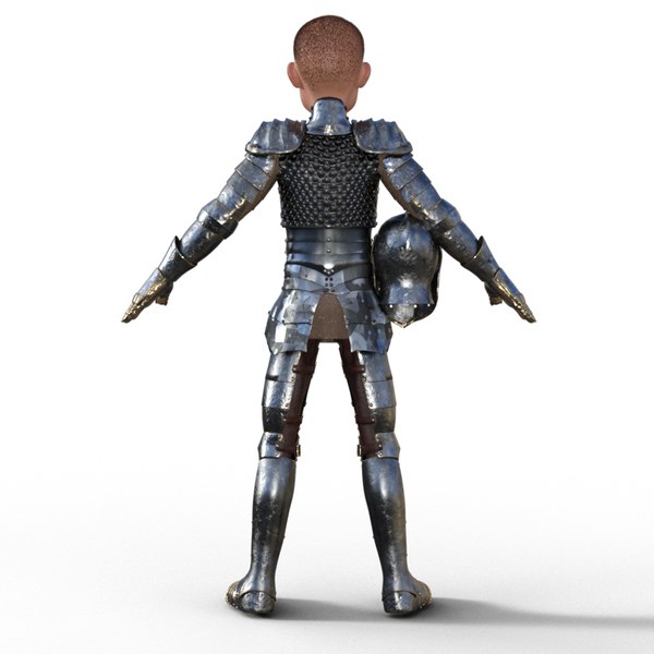 3D Cartoon Warrior Man 3D - TurboSquid 1914407