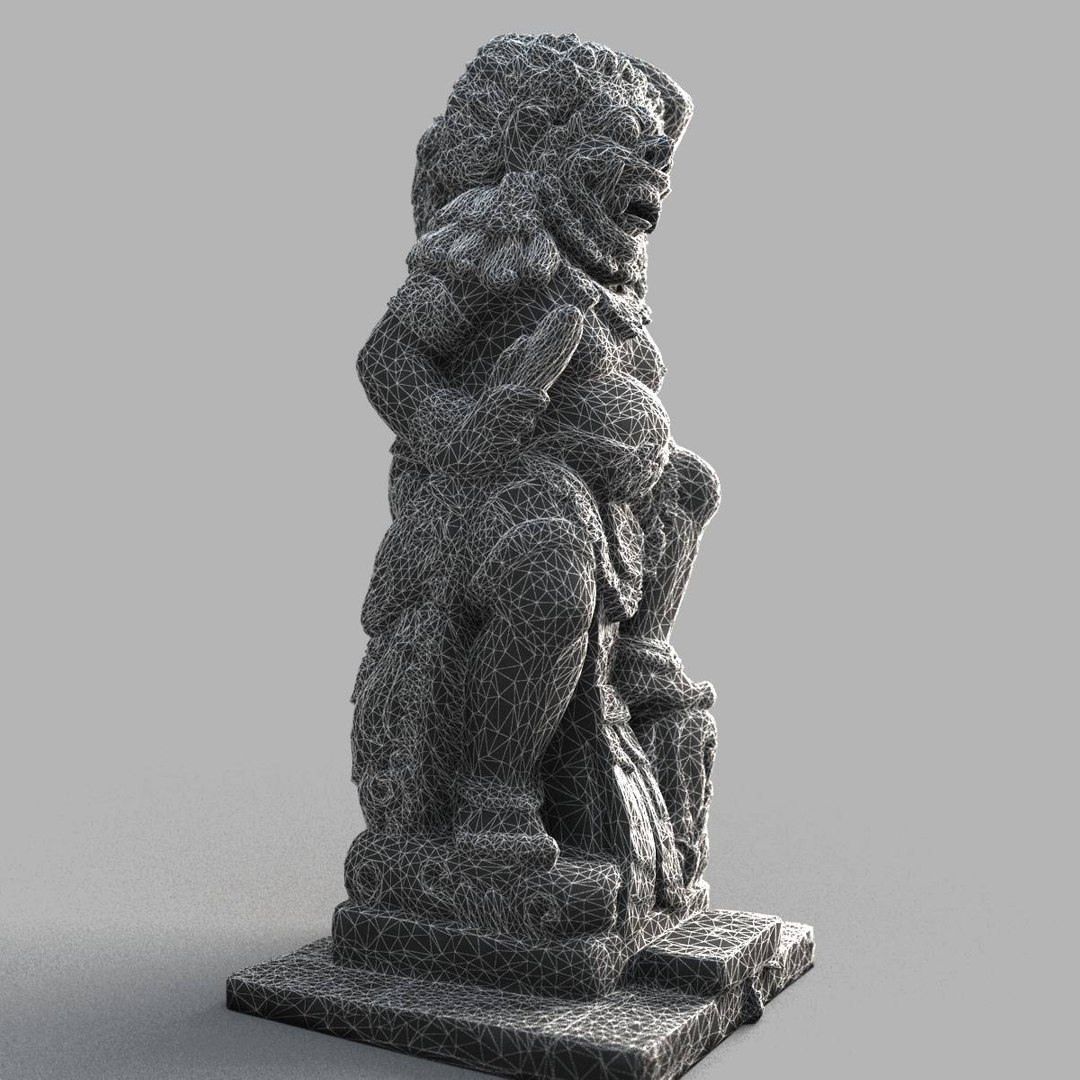 3d Model Bali Sculpture