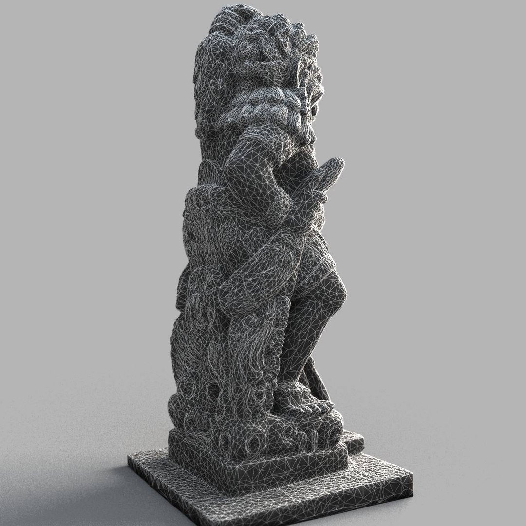 3d Model Bali Sculpture