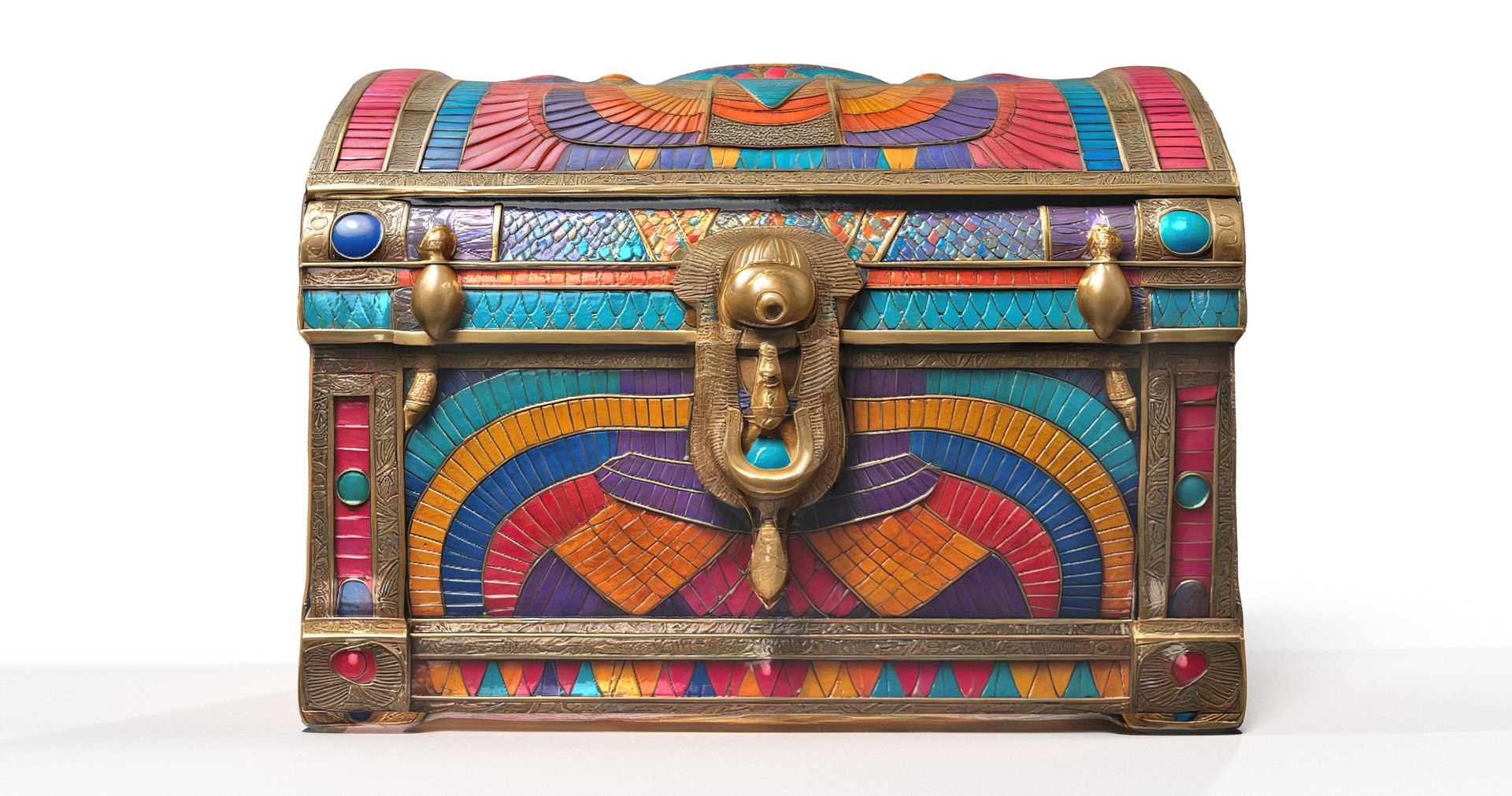 Ancient Egyptian Chest Pack 3D Model - TurboSquid 2303384