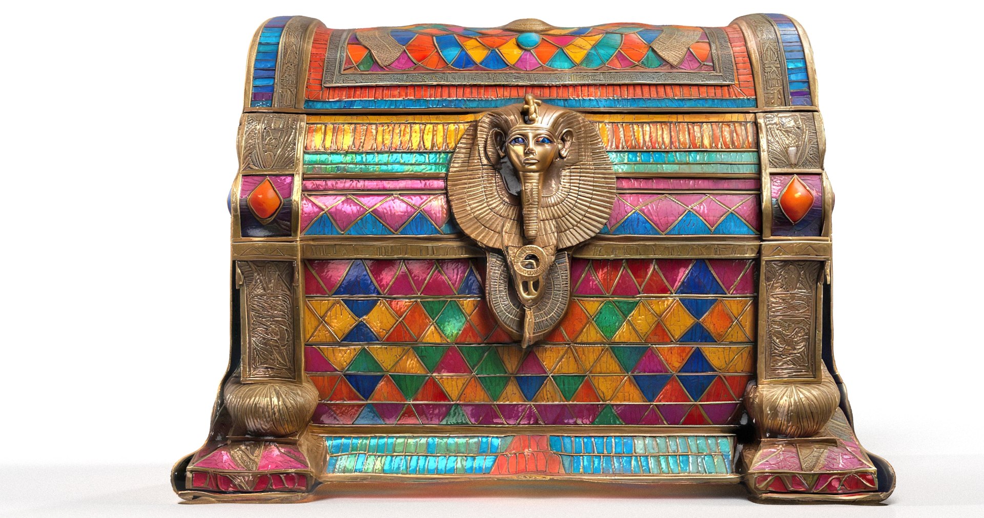 Ancient Egyptian Chest Pack 3D Model - TurboSquid 2303384