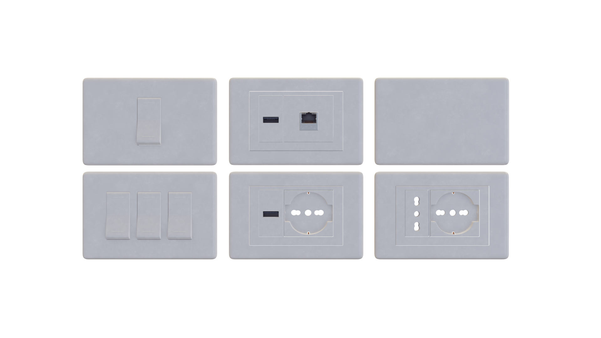 Electric Sockets - Italians 3D Model - TurboSquid 1733521