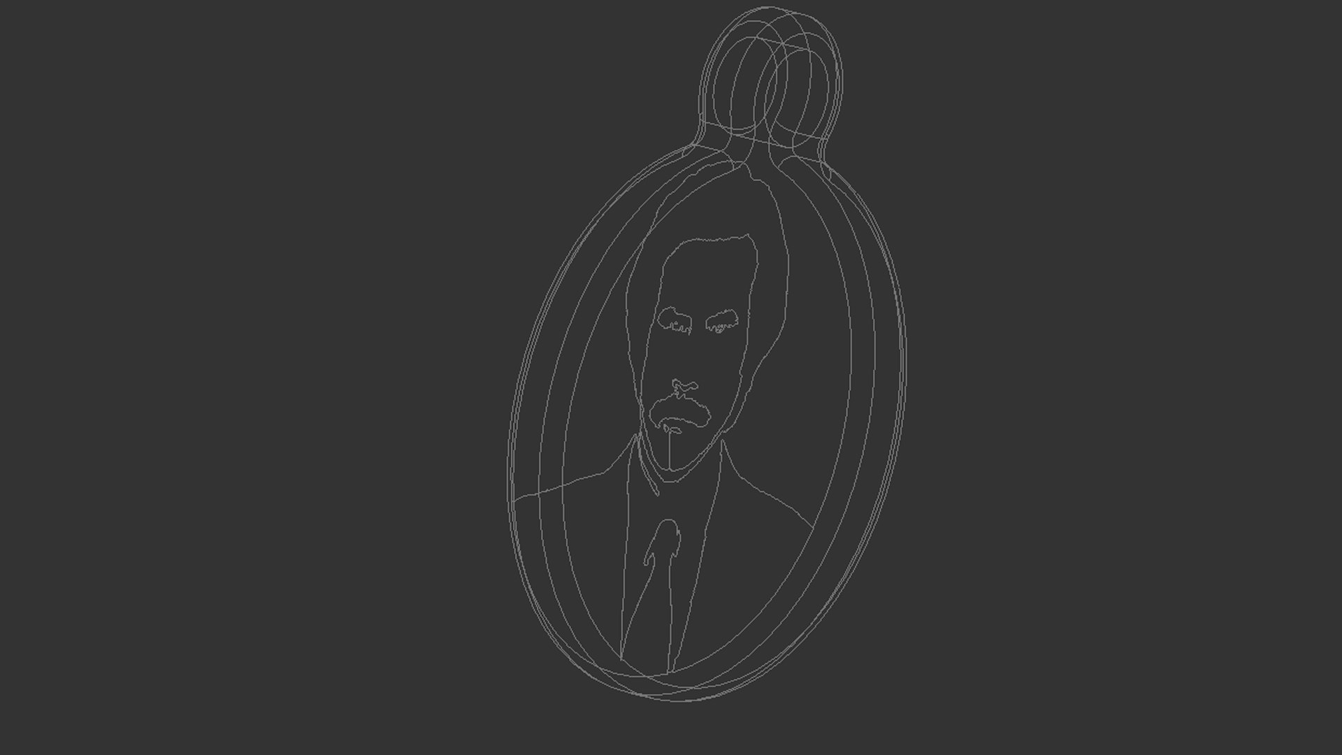 3D Anchorman - Ron Burgundy Keyring Model - TurboSquid 2399033