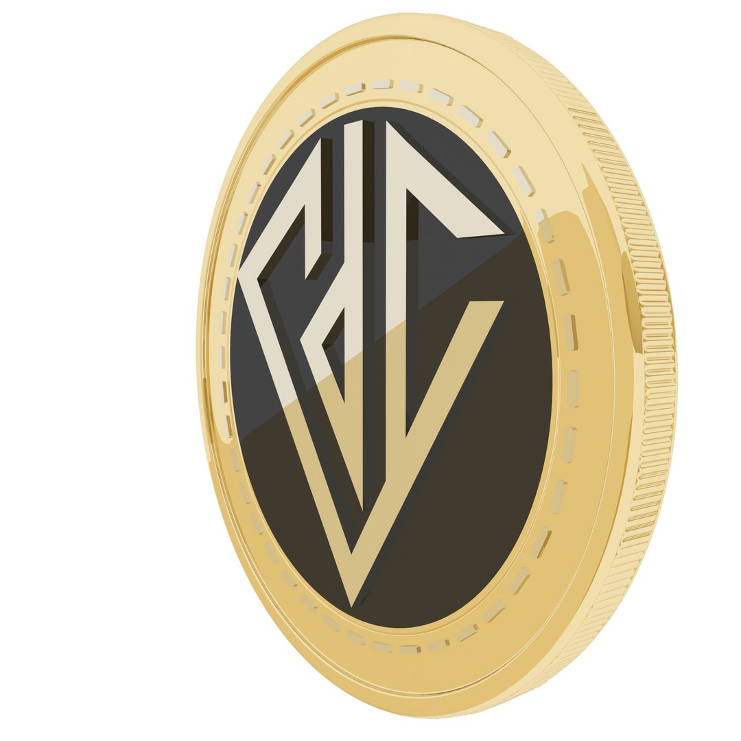 Diamond-Platform-Token Cryptocurrency Gold Coin Model - TurboSquid 1849093