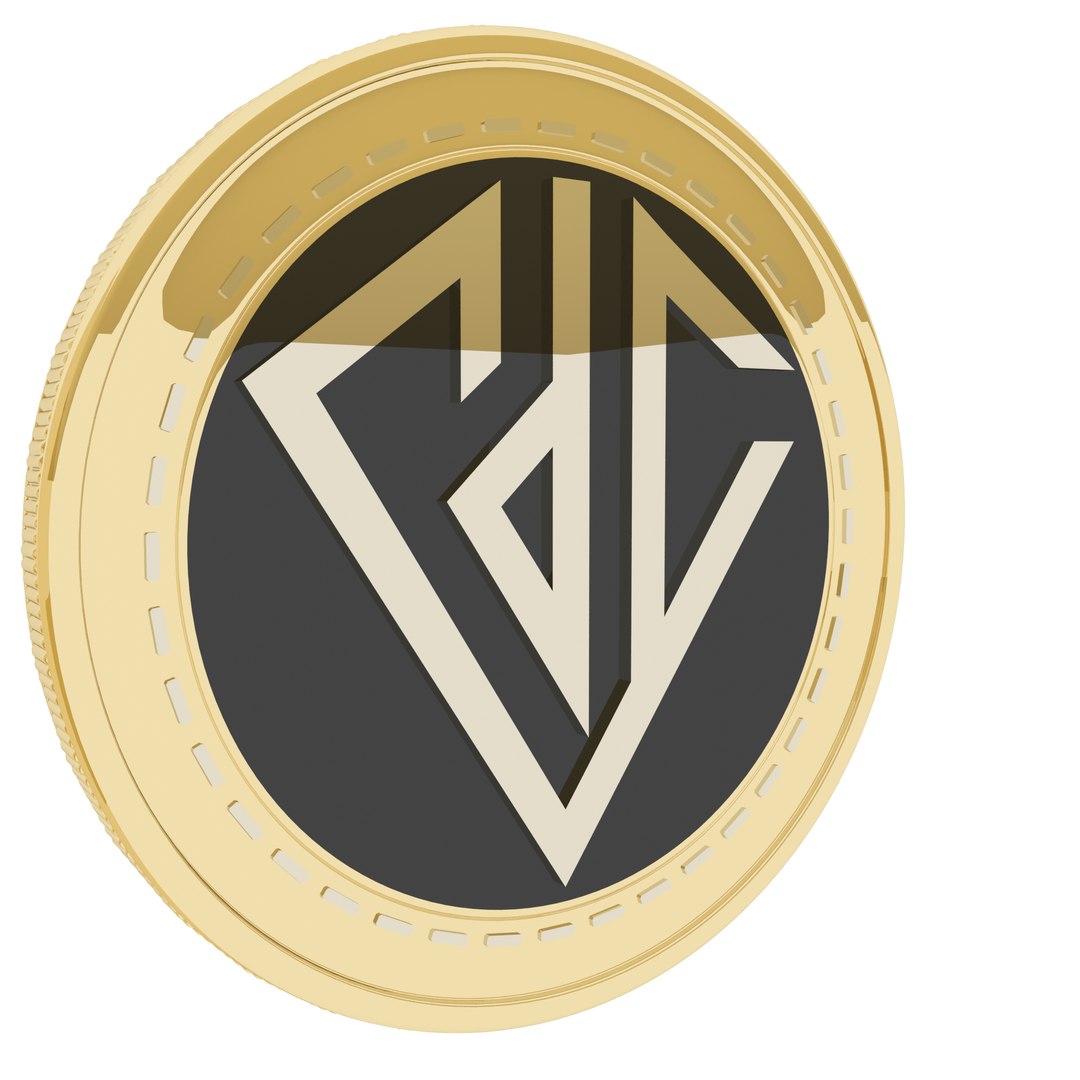 Diamond-Platform-Token Cryptocurrency Gold Coin Model - TurboSquid 1849093