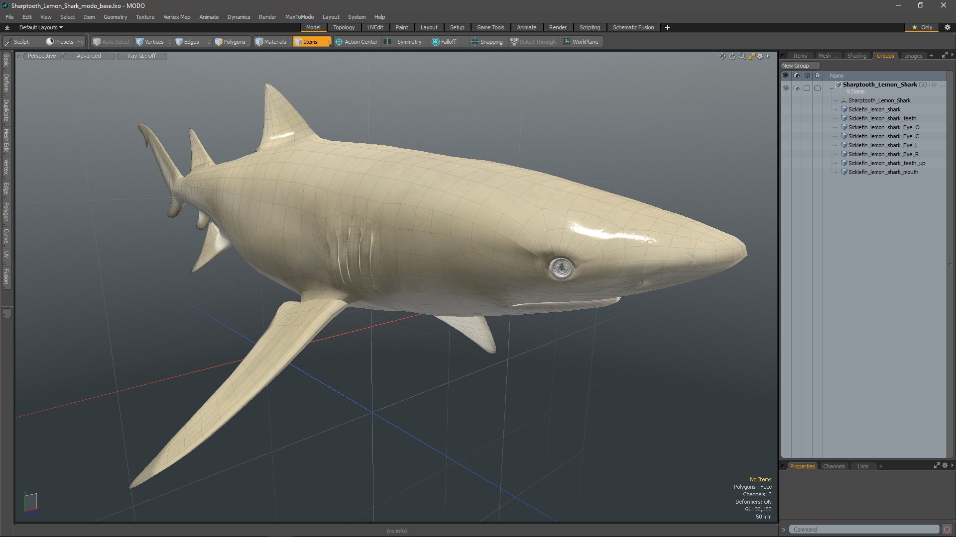 Sharptooth Lemon Shark 3D Model - TurboSquid 2248511