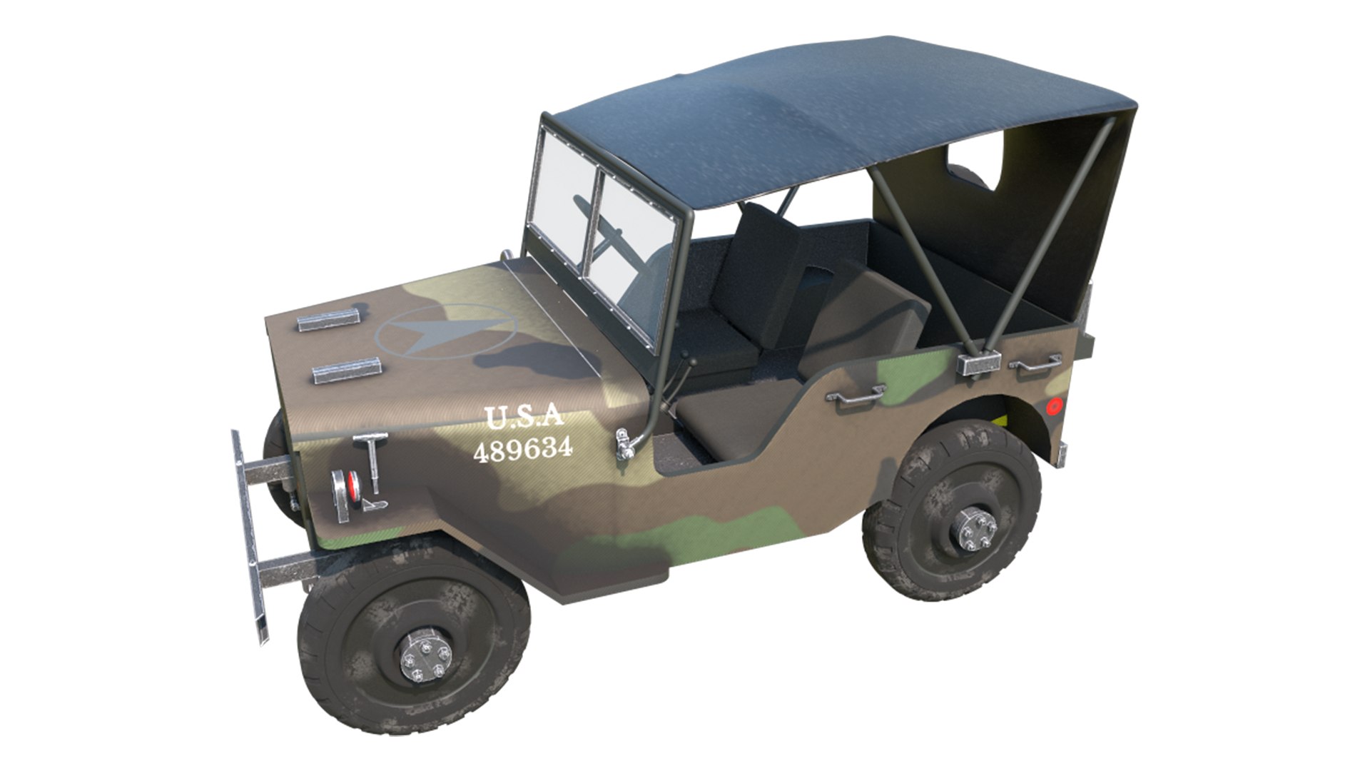 Army Jeep 3D model - TurboSquid 1747399