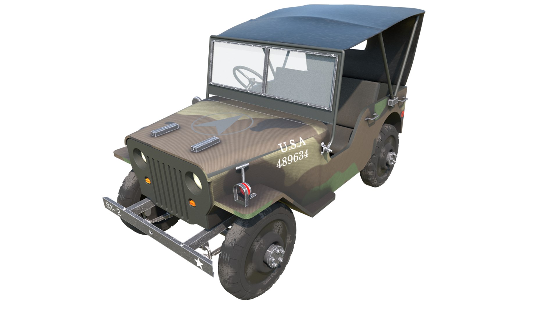 Army Jeep 3D model - TurboSquid 1747399