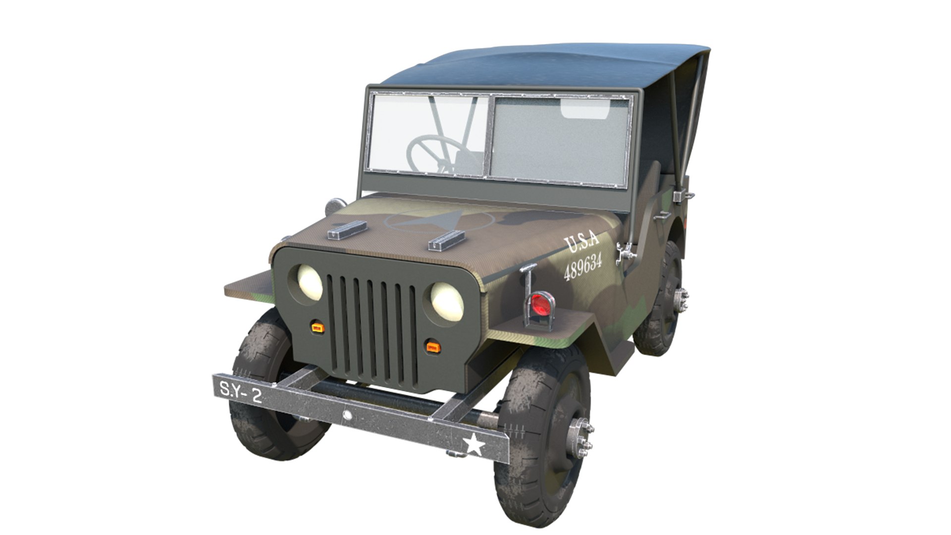 Army Jeep 3D model - TurboSquid 1747399