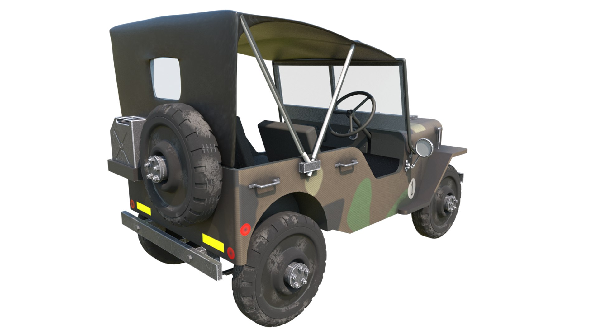 Army Jeep 3D model - TurboSquid 1747399
