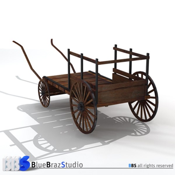 ancient chariot 3d model