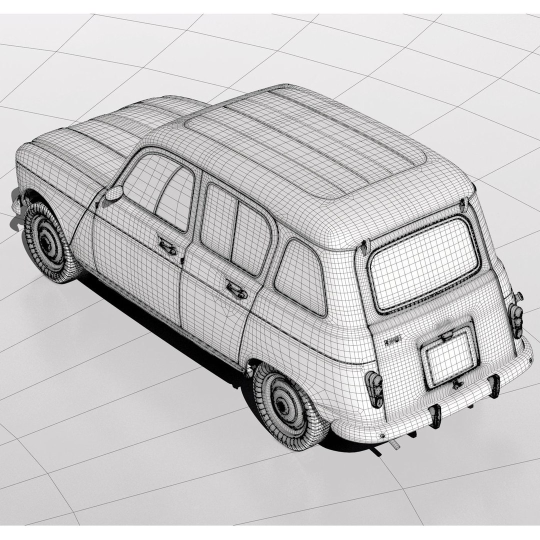 3D Model Renault R4l - TurboSquid 1409554