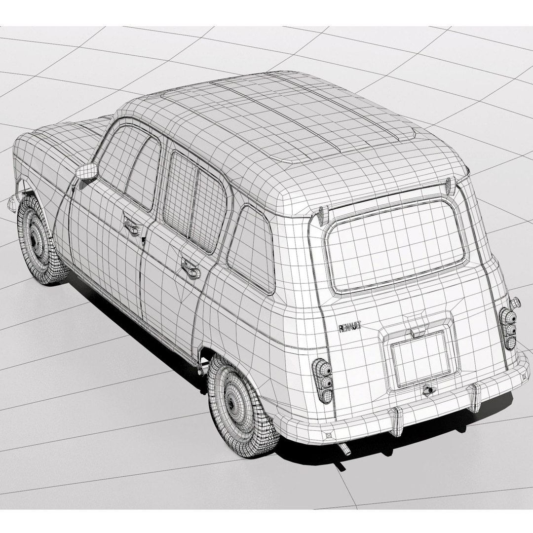 3D Model Renault R4l - TurboSquid 1409554