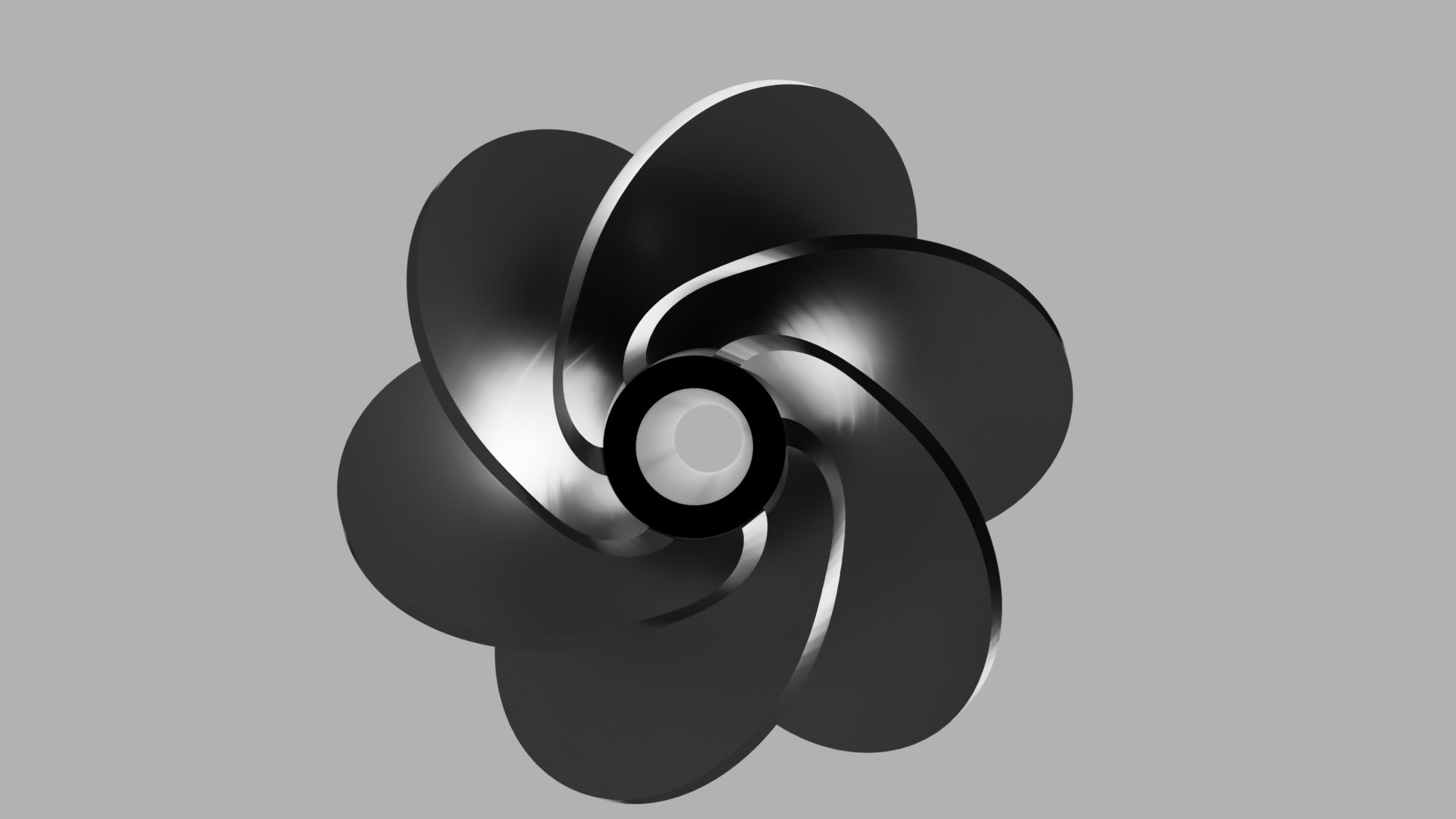 4 Inch Micro Hydro Turbine Impeller For 10mm Shaft Model - TurboSquid ...