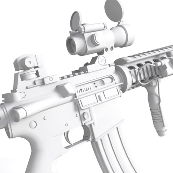 3ds Max Mk18 Mod 0 Cqbr