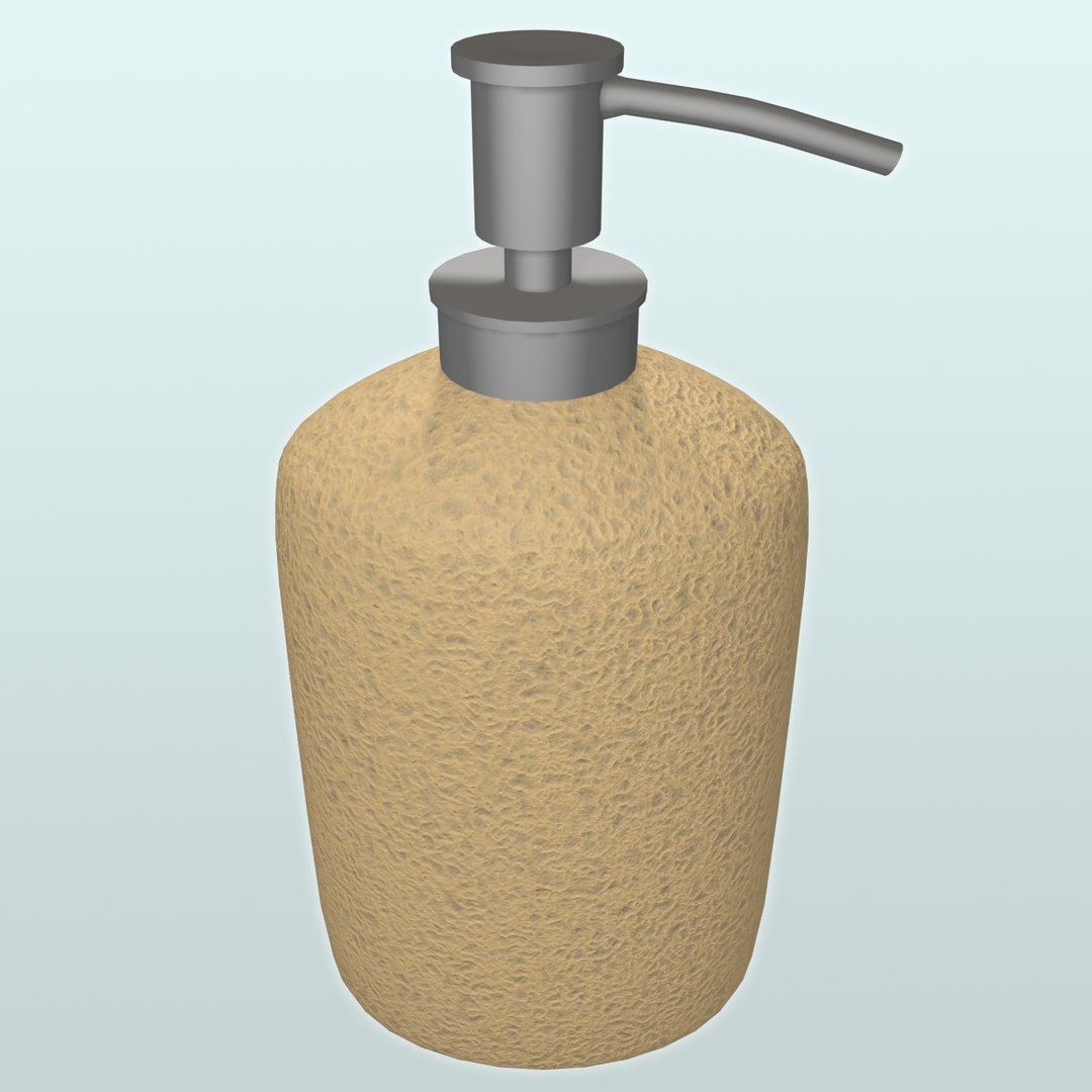 3d liquid soap dispenser