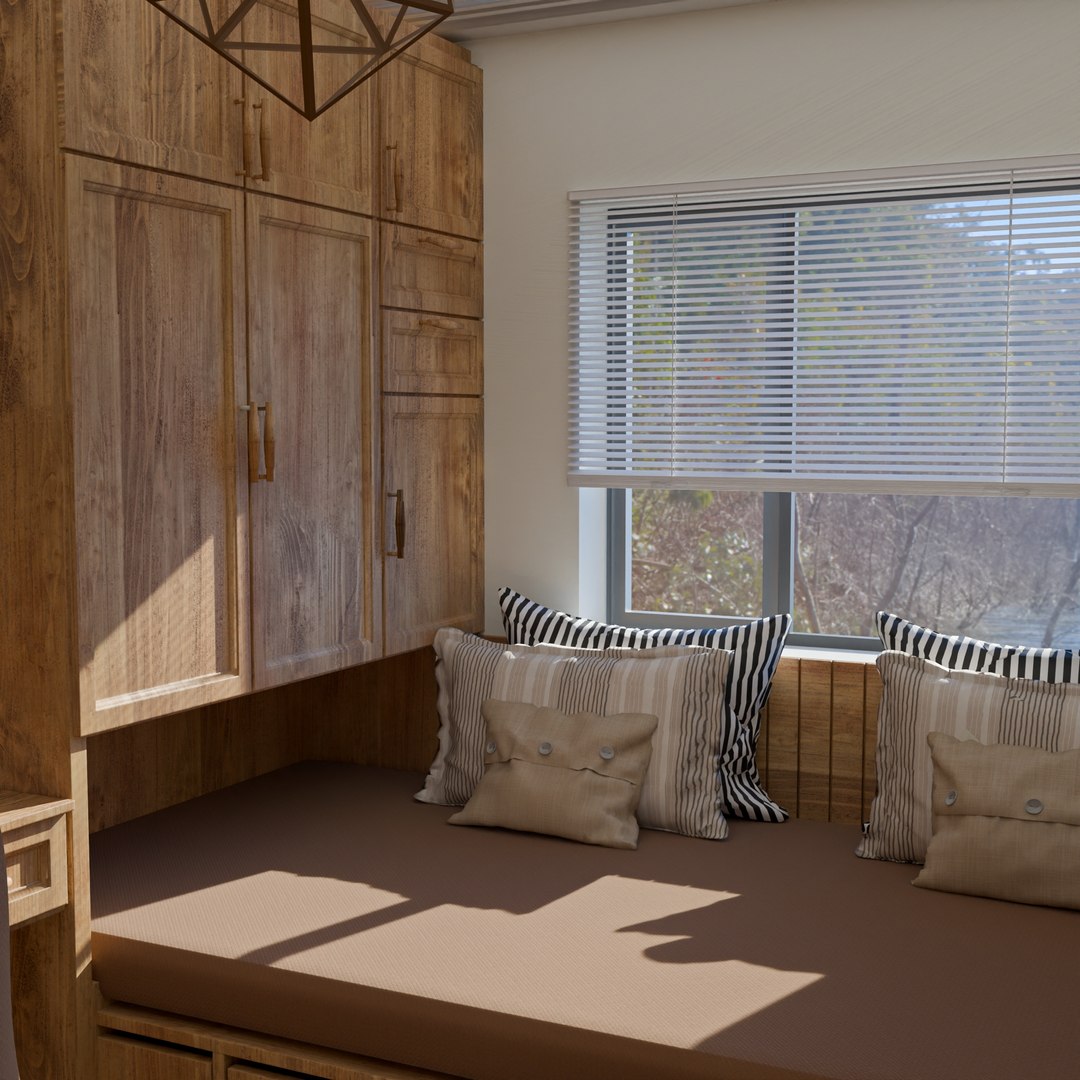 Bedroom Interior Model - TurboSquid 2297627