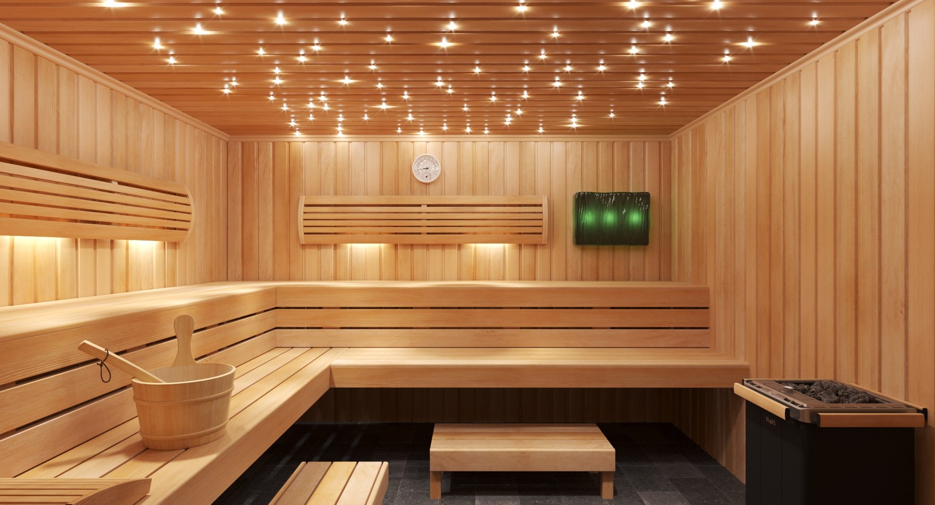 3D Sauna Room Interior - TurboSquid 1423575